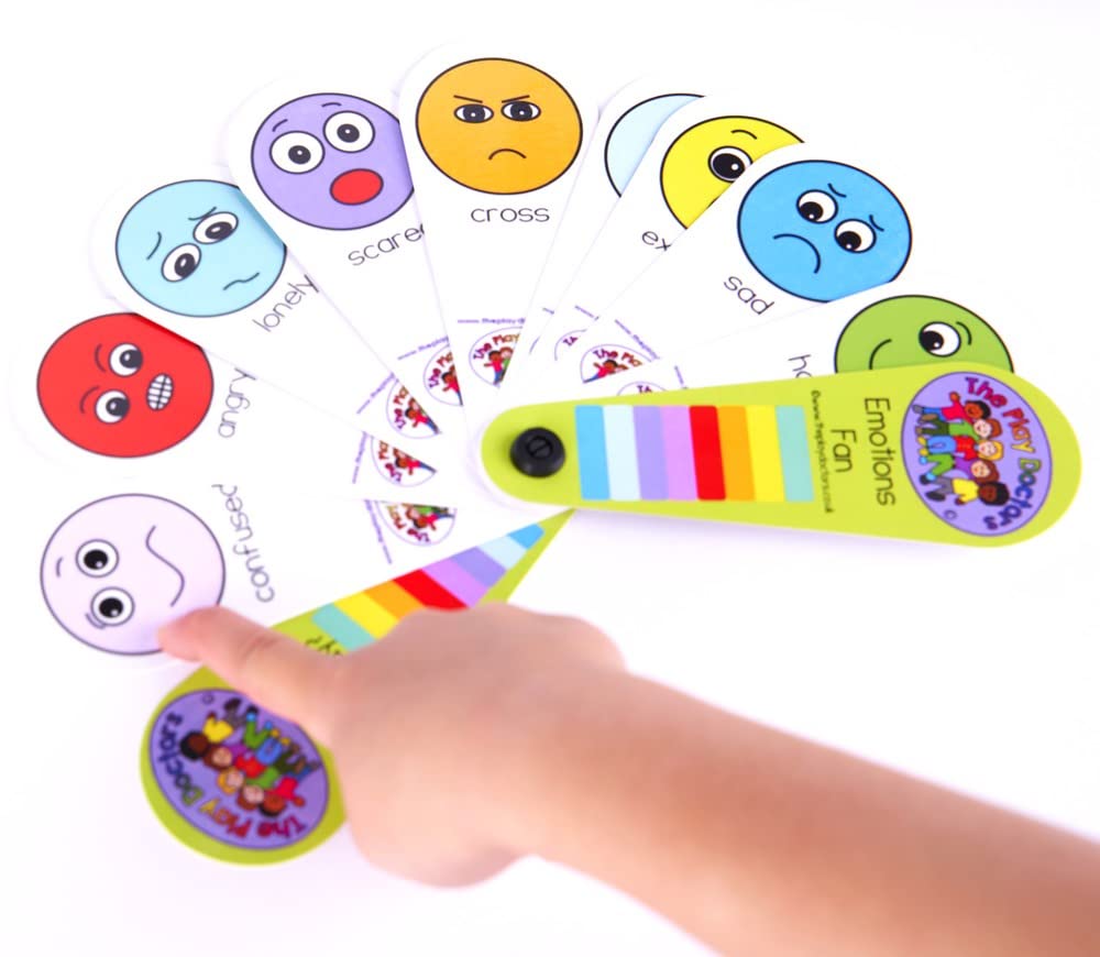Snapklik.com : Emotions Face Feelings Fan Flash Cards - ASD / Autism ...