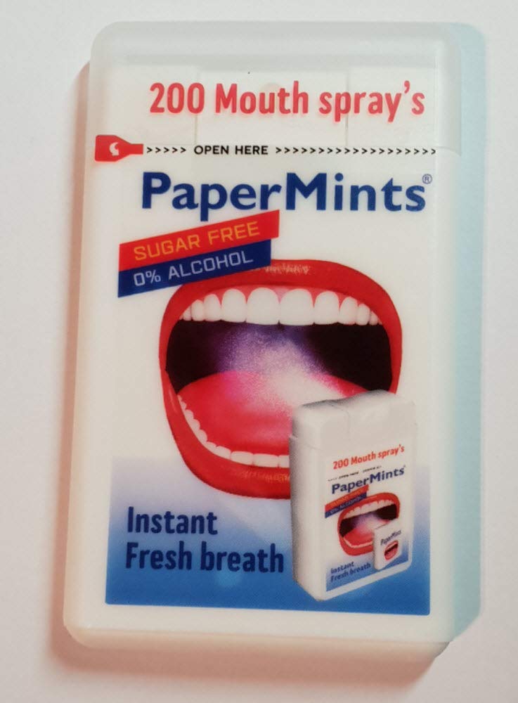 Amazon.com : Papermints Instant Fresh Breath Spray, Sugar-Free Breath ...