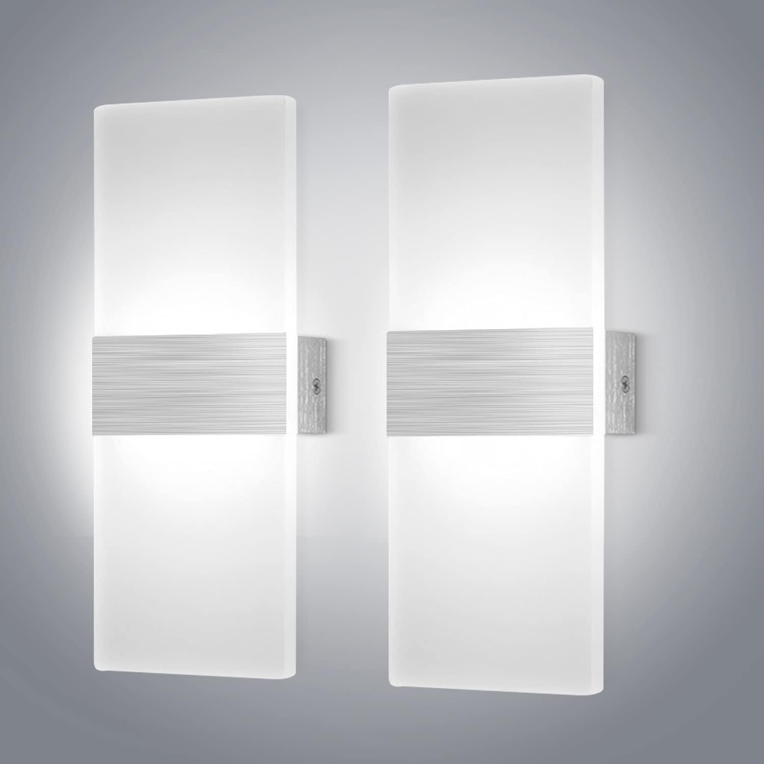 Dehobo Indoor Wall Lights Led 12W, Modern Led Wall Lighting Indoor Cold ...