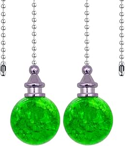 2 Pack Dotlite Crystal Ceiling Fan Pull Chain Accessories, Decorative ...