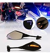 Amazon.com: DREAMIZER Motorcycle Rear View Mirror - 7/8" 10MM Handlebar ...