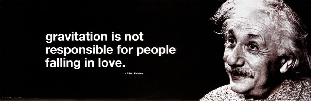 Amazon.com: Albert Einstein Poster 36 x 12in: E Mc Art: Home & Kitchen