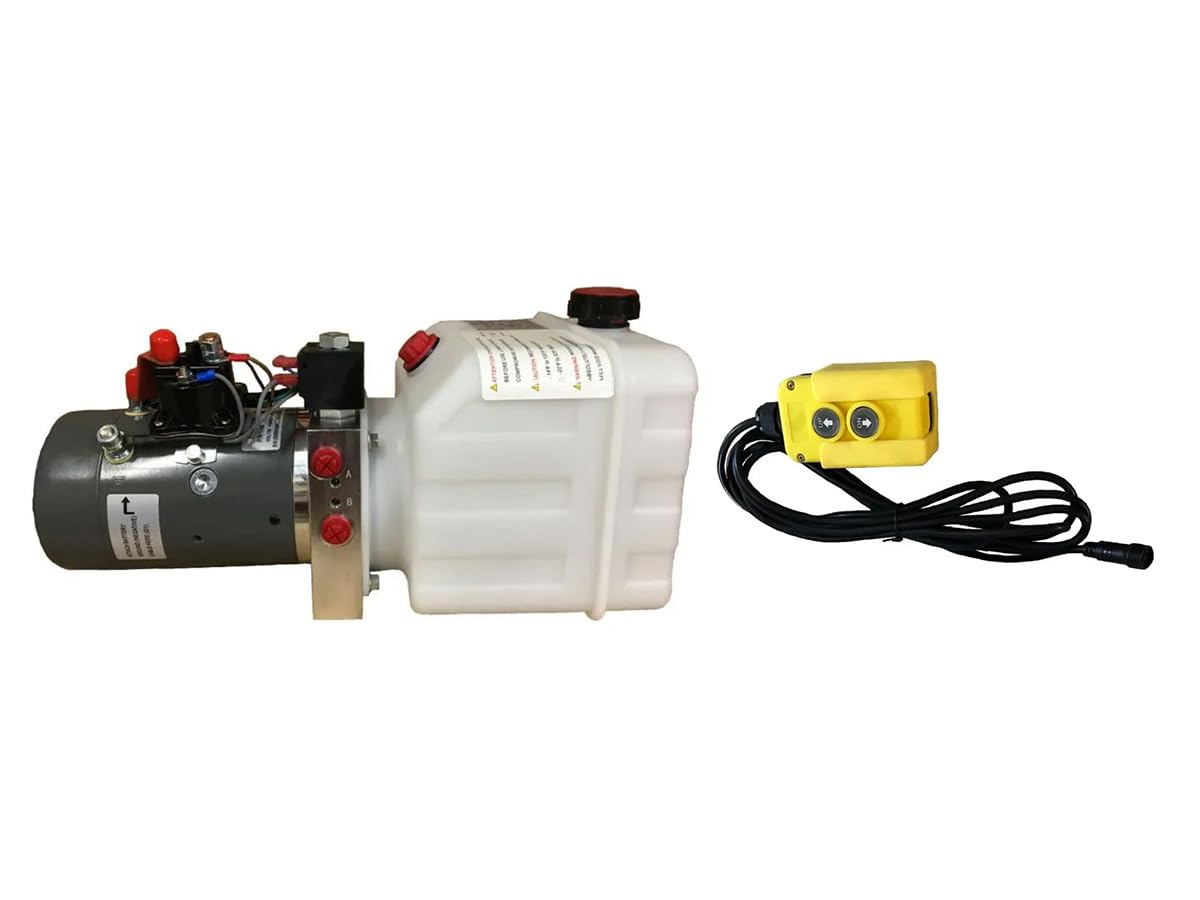 Amazon.com: RAM PREMIUM Double Acting Hydraulic Pump for Dump Trailers ...