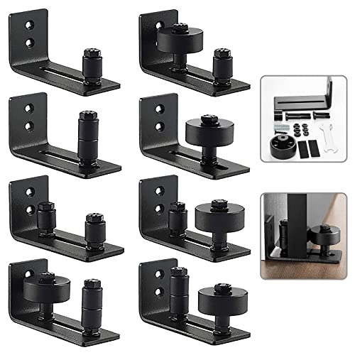 Wilktop Adjustable Floor Guide Set of 2, Sliding Door Runner, Floor ...