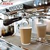 HSHCH Paper Hot Coffee Cups 12 oz (Pack of 48) Disposable Insulated ...
