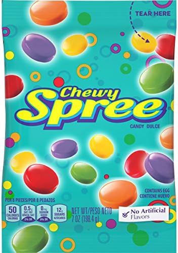 Amazon.com : Spree Chewy Candy, 7 oz : Grocery & Gourmet Food