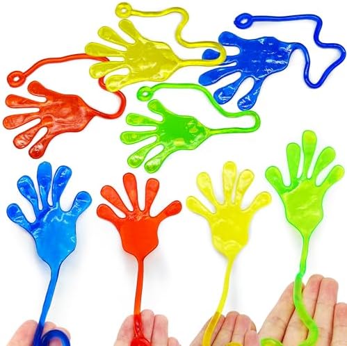 Amazon.com: 10 Pcs Large Sticky Hands Bulk Party Favors for Kids, Jumbo ...