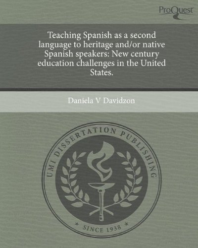 Buy Teaching Spanish as a Second Language to Heritage And/Or Native ...