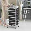Amazon.com: OFFICEJOY Storage Cart, Rolling Utility Cart with 10 ...