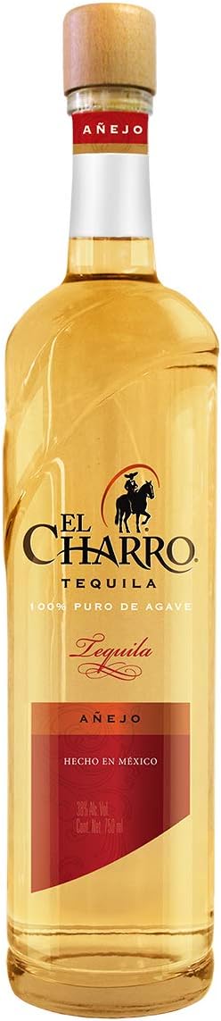 Tequila El Charro Premium Añejo 750 ml : Amazon.com.mx: Alimentos y Bebidas