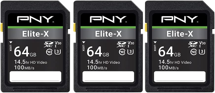 Amazon.com: PNY Elite Performance 64GB High Speed SDXC Class 10 UHS-I ...