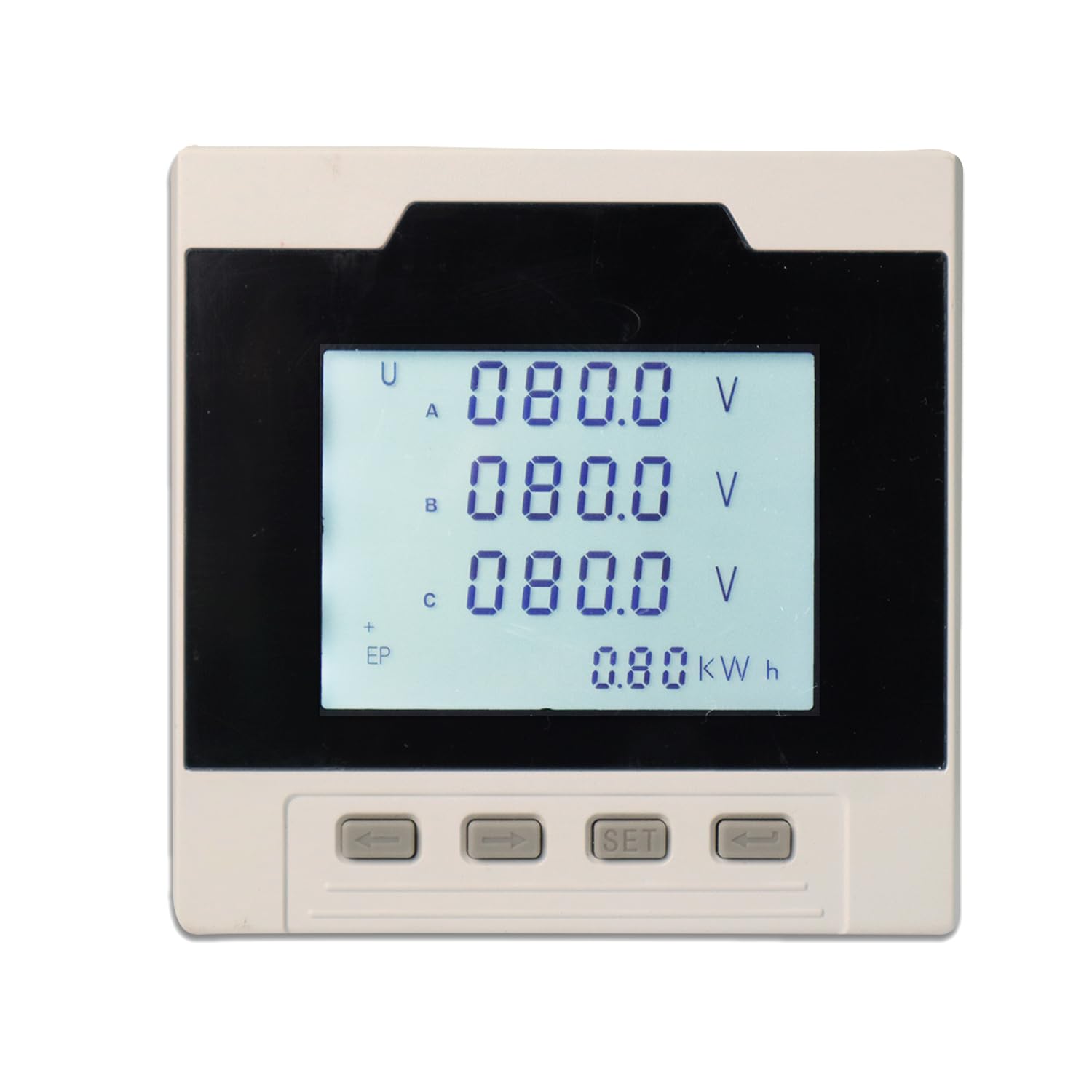 Amicisense Digital Energy Meter 3 Phase Programmable Voltage Current ...