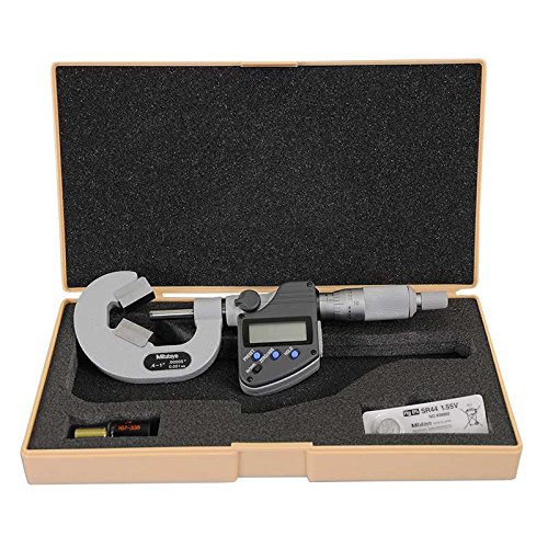 Amazon.com: Series 314 V-Anvil Digimatic 3 Flute Micrometer with .4"-1. ...