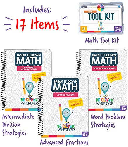 Snapklik.com : Be Clever Wherever Grade 5 Math Kit, 4th & 5th Grade ...