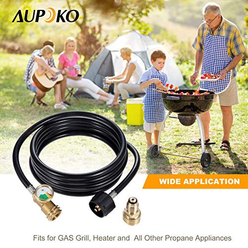 Aupoko 12 FT Propane Tank Extension Hose, Universal Propane Extension ...