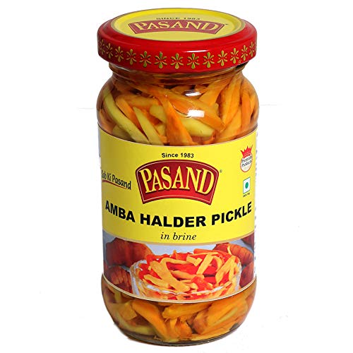 Pasand Amba Halder in Brine Pickle | 200gm, Glass Bottle | Traditional ...