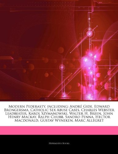 Amazon | Articles on Modern Pederasty, Including: Andre Gide, Edward ...