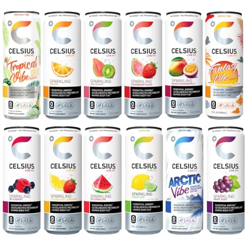 Snapklik.com : Celsius Energy Drink 12-Flavor Variety Pack