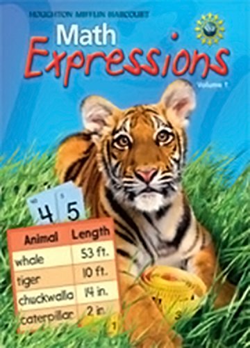 Math Expressions: Student Activity Book, Volume 1 Grade 5 2006: Hmh ...