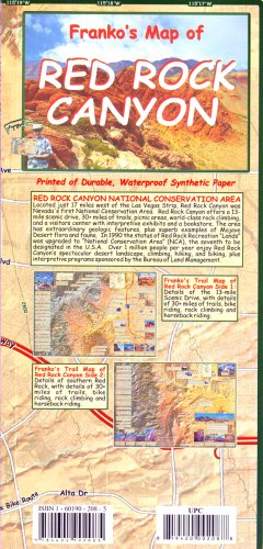 Franko's Map of Red Rock Canyon (NV) (English and German Edition ...