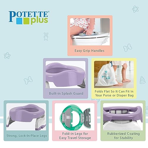 Snapklik.com : Kalencom Potette Plus 2-in-1 Travel Potty And Trainer ...