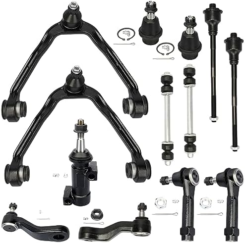 Amazon.com: IRONTEK 13pcs Front Upper Control Arm Ball Joint Tie Rod ...