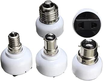 HTAIYN E27 E14 B22 B15D Lamp Socket Adapter Socket in US/EU Socket ...