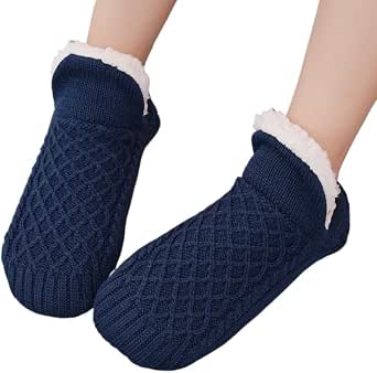 Winter Warm Foot Accessories for Women Aesthetic Fuzzy Soft Knit Indoor ...