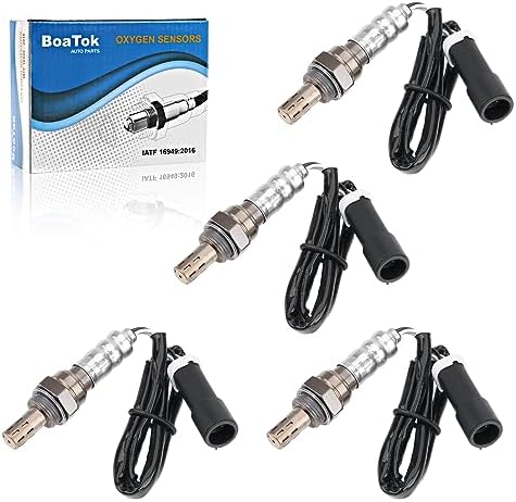 BoaTok 4PCS O2 Oxygen Sensor 15717 Front Rear Upstream Downstream ...