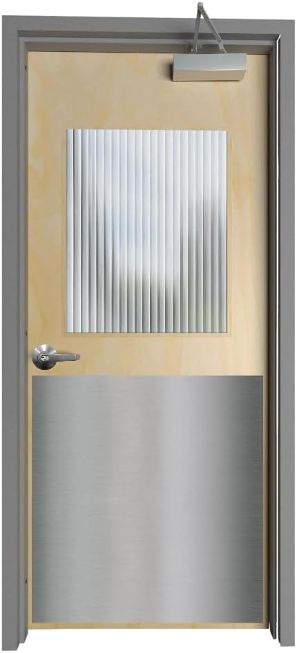 Durable Door Armor Plate - Multiple Finish & Size Options - 30" Width x ...