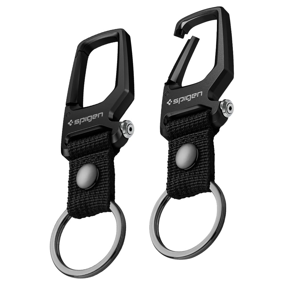 Spigen Carabiner, Car Key Chain Clip, Durable Metal, Light & Compact ...
