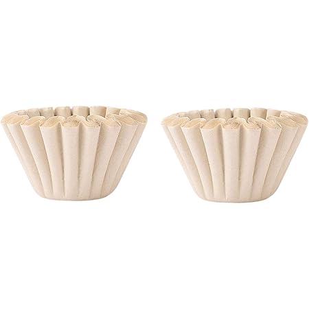Amazon.com: N/C 50 Pieces 1-2 Cup Basket Coffee Filters Natural ...