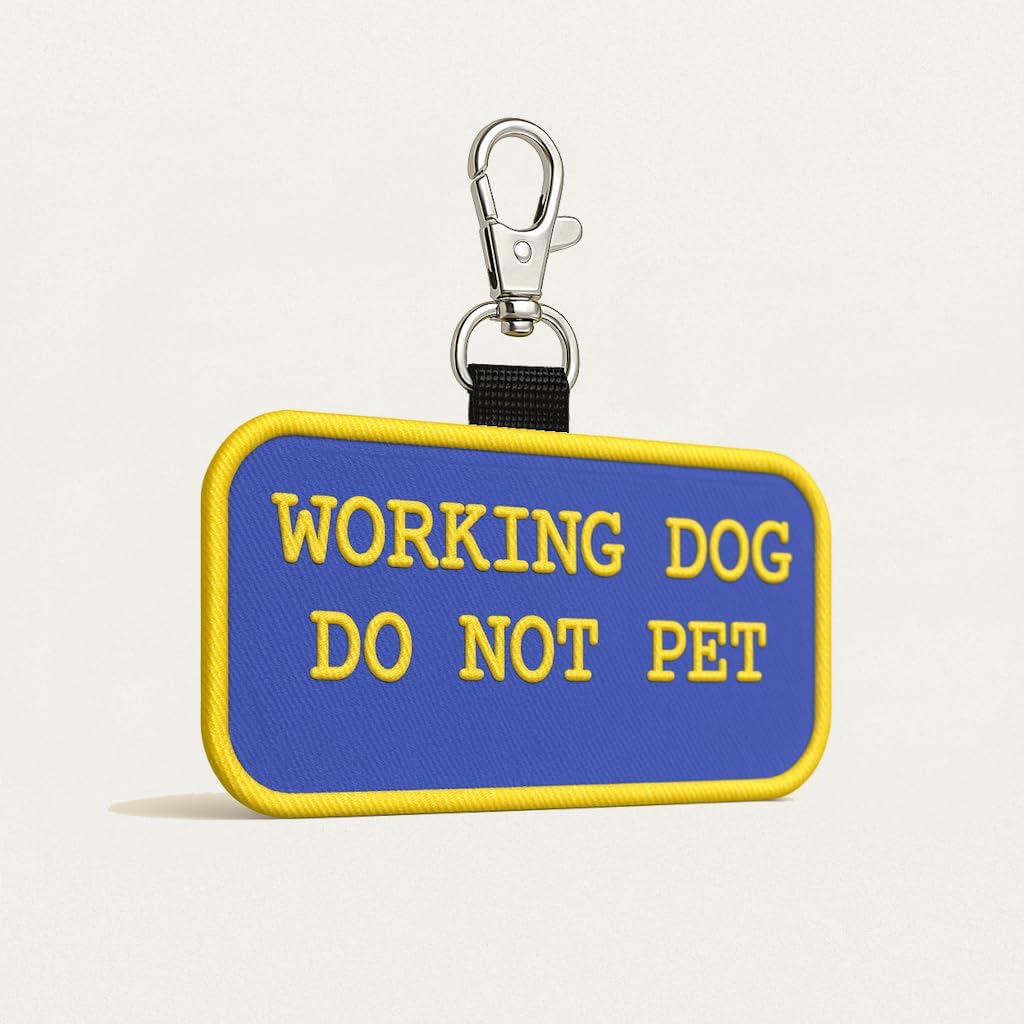 Amazon.com: Working Dog - Do Not Pet Clip-On Identification Hanging ...