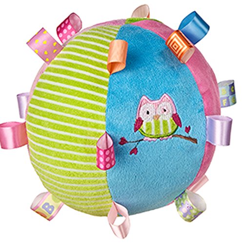 Amazon.com : Taggies Oodles Owl Plush Chime Ball : Baby Musical Toys ...