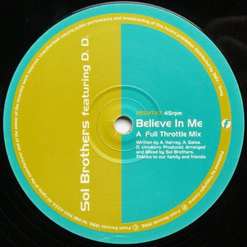 Believe in Me: Sol Brothers: Amazon.in: Music}