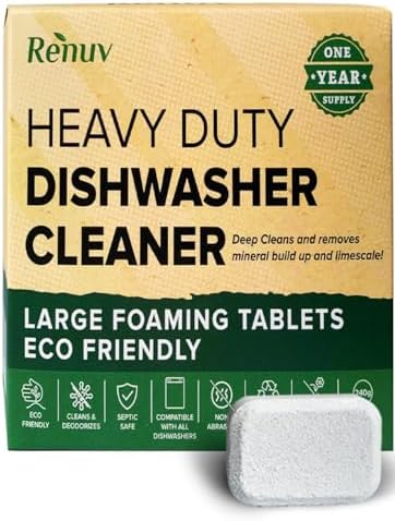 Amazon.com: Finish Dishwasher Cleaner Tablets, 12 count, Hygienically ...