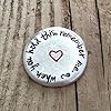 Amazon.com: Heartfelt Pewter Pocket Tokens, Personalized Hand Stamped ...