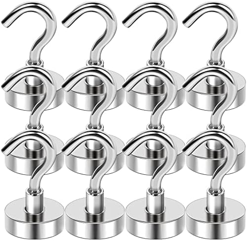 Amazon.com: Aldeepo 10PCS Small Magnetic Hooks,14lbs Super Strong ...