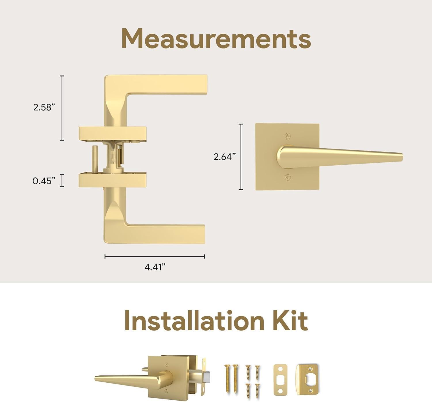 Typical Door Handle Dimensions
