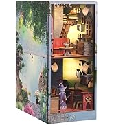 Amazon.com: 3D Wooden Puzzle Bookends, DIY Book Nook Kit, Magic Book ...