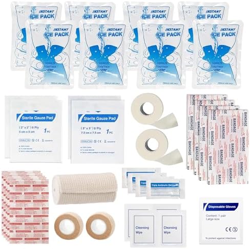 Amazon.com: First Aid Kit Refill - 200 Piece - Extra Replacement ...