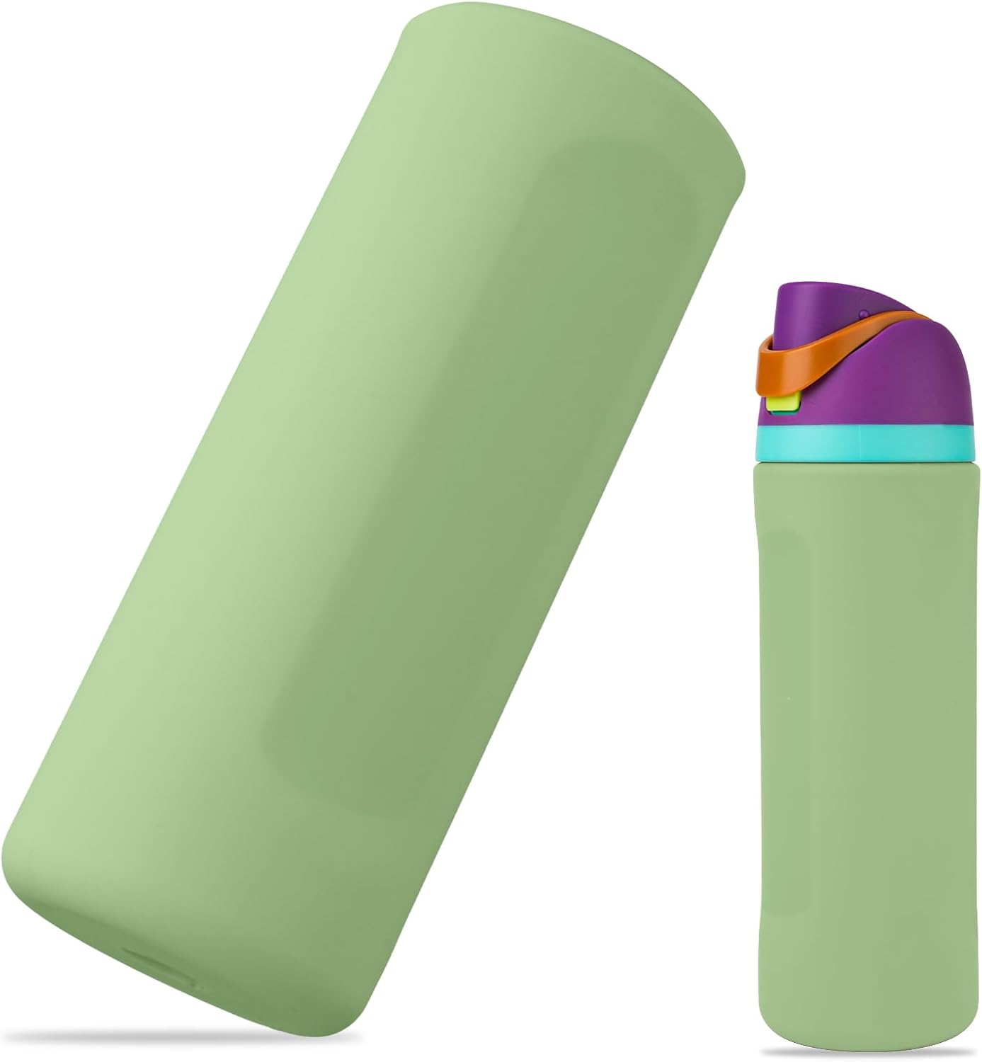 Amazon.com: Silicone Water Bottle Boot for Owala 24oz, Full Wrap ...