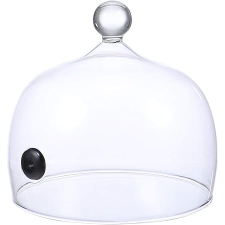 Amazon.com | Smoking Cloche with Wood Base for Smoking Cocktail Dessert ...