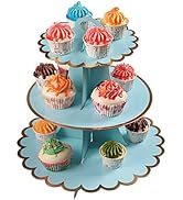Amazon.com | YLDW 2Pcs 3-Tier Cupcake Stand, Cake Stand holder, Tiered ...