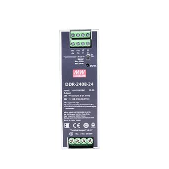 Amazon.com: Mean Well DDR-240D-24 240W DIN Rail Type DC-DC Converter ...
