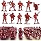 Amazon.com: Wankko 2-Inch Plastic Army Men Action Figures, 10 Unique ...