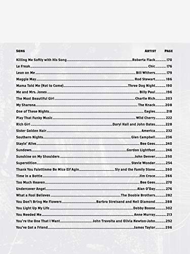 Snapklik.com : Billboard No 1 Hits Of The 1970s: A Sheet Music Compendium