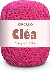 Amazon.com: Circulo Clea Yarn – Crochet Thread Fine Size 10-8/2 Perfect ...