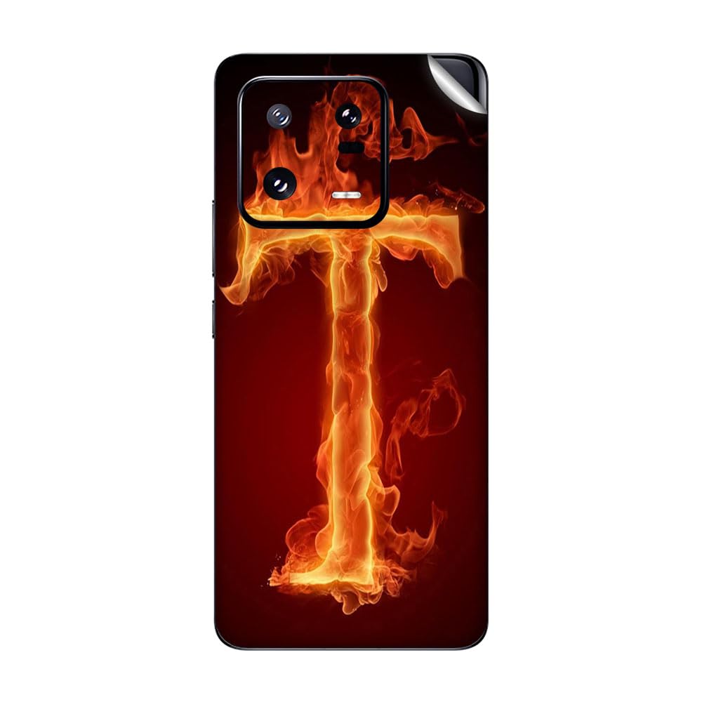 T Letter In Fire