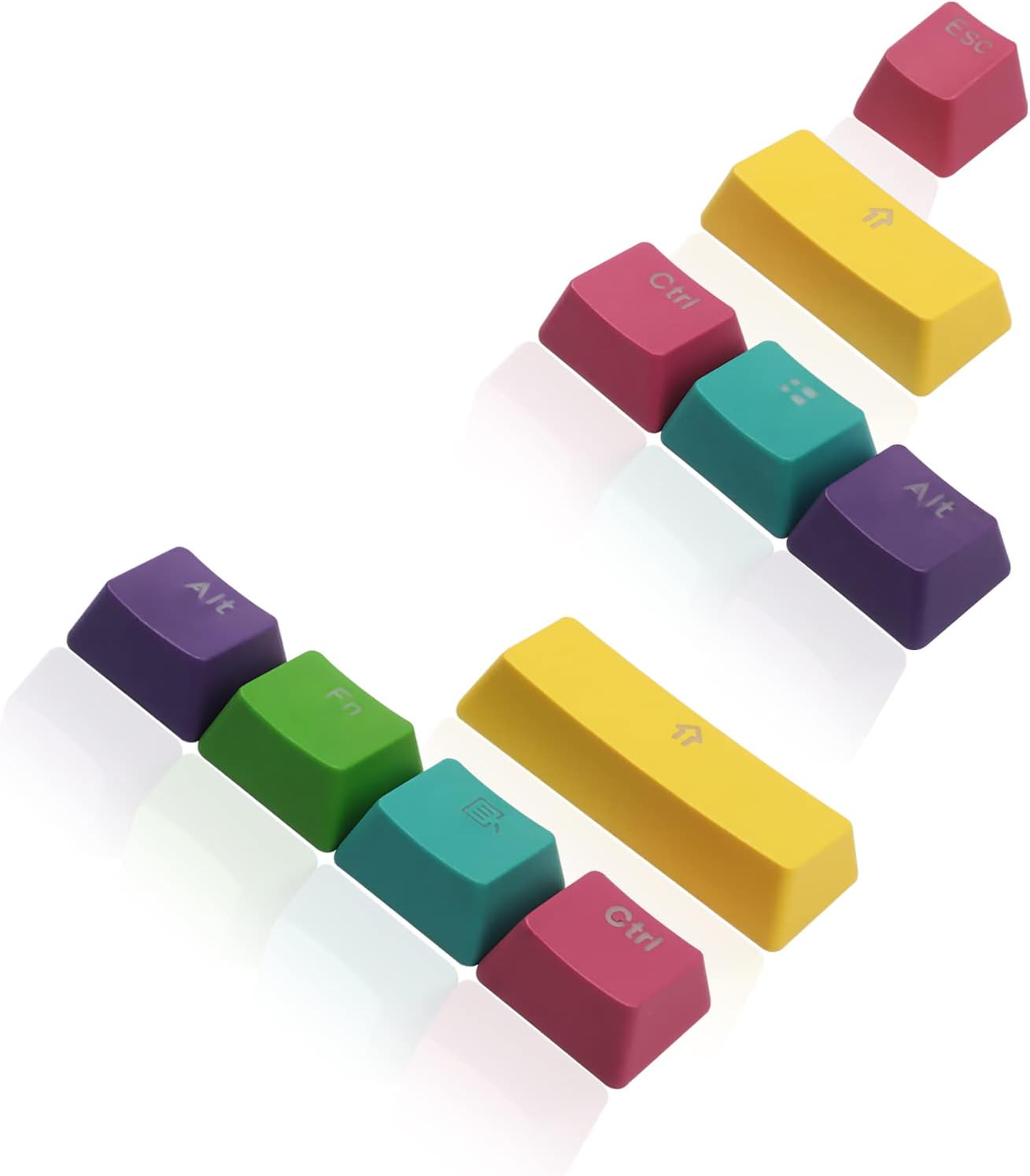 Amazon.com: Happy Balls Keycaps Backlit CMYK Keyset Doubleshot OEM ...